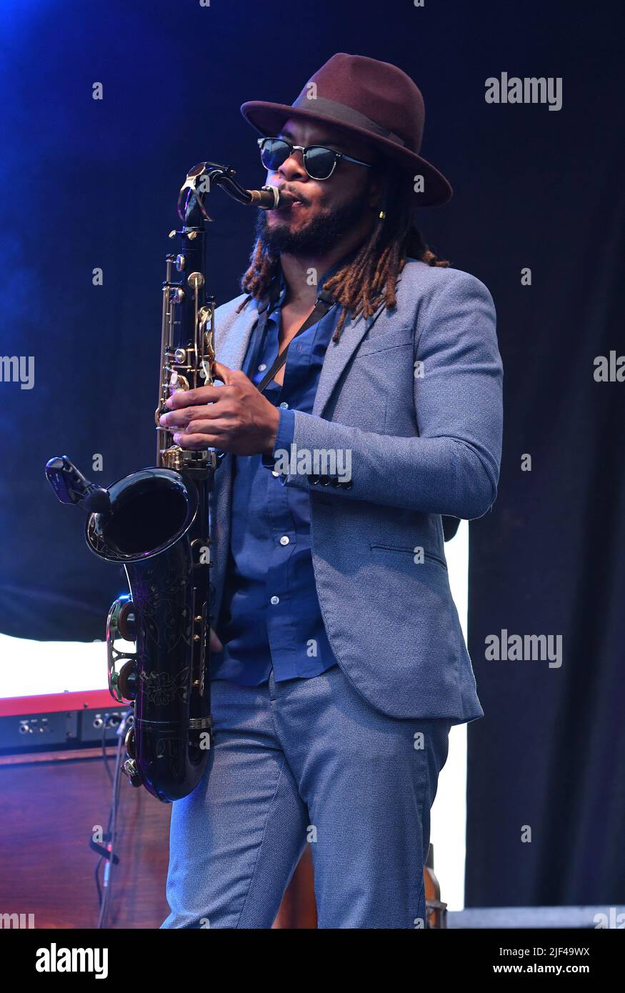 Cha Wa performing at the Green River Festival Stock Photo - Alamy