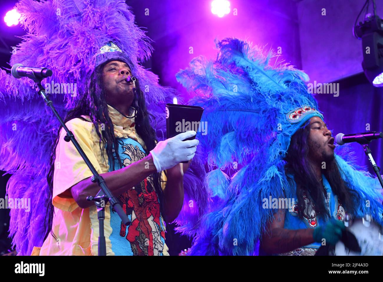 Cha Wa performing at the Green River Festival Stock Photo - Alamy