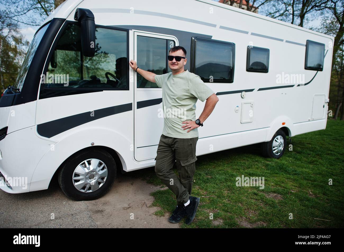 Man motorhome hi-res stock photography and images - Alamy