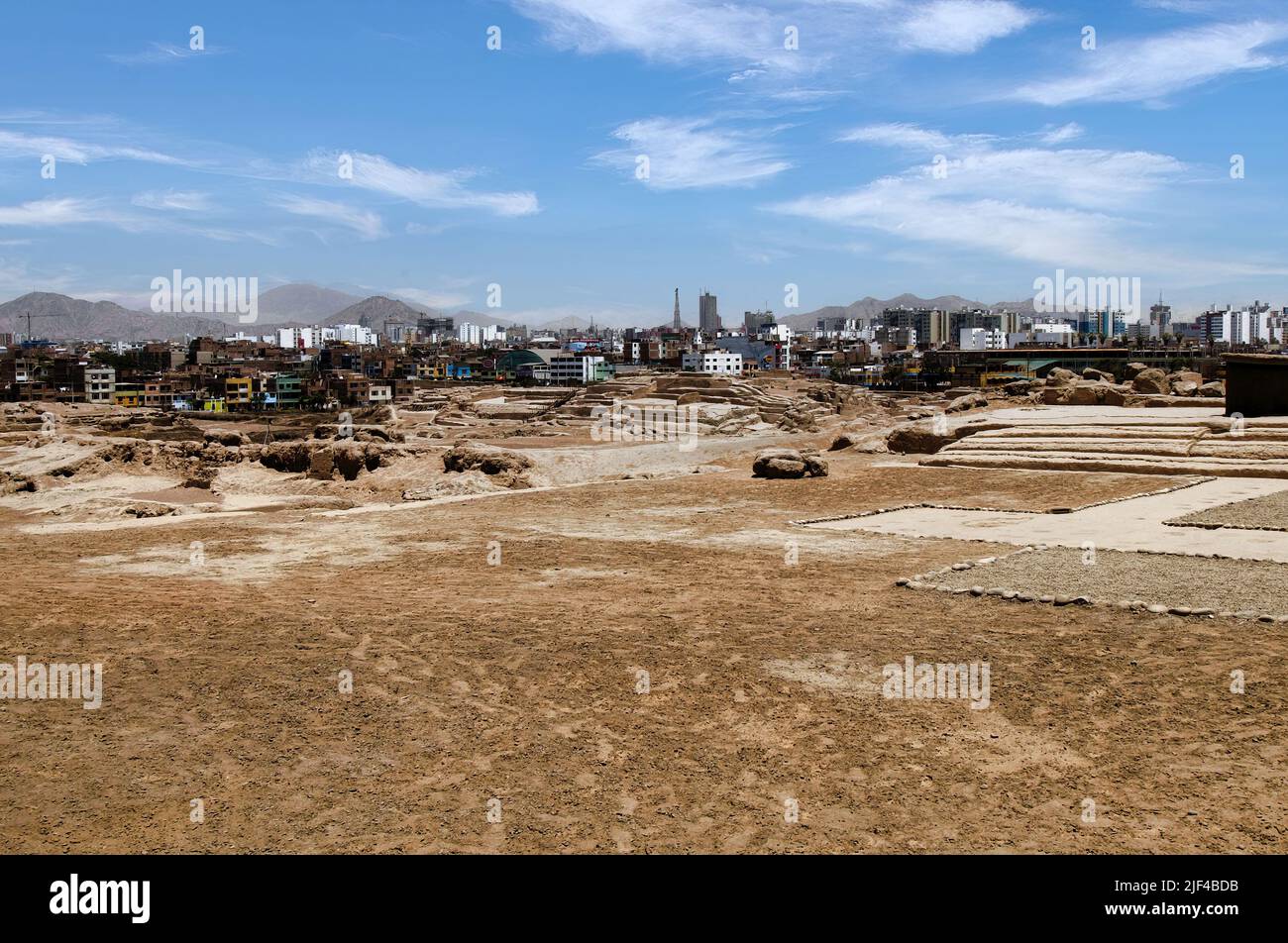 Mateo Salado Archaeological Complex, Lima, Peru Stock Photo - Alamy