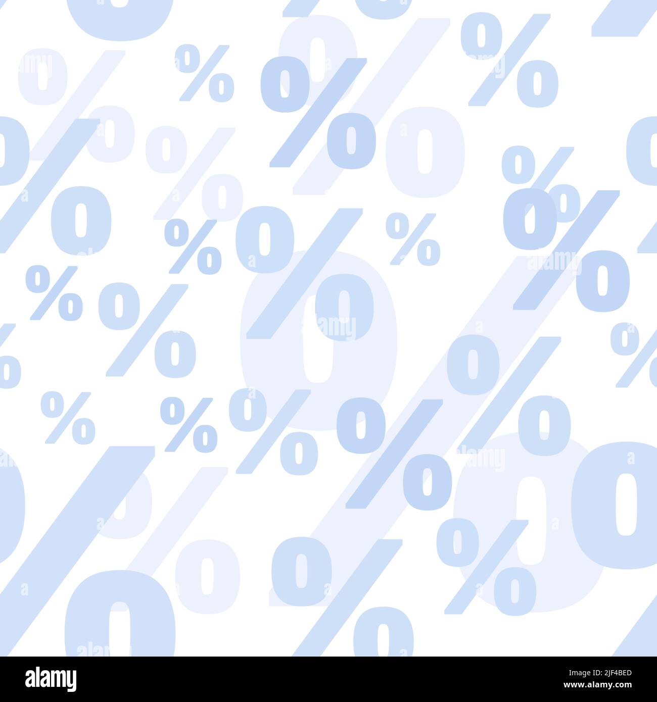 Sale banner background. Percent sign vector texture. Blue color Stock ...