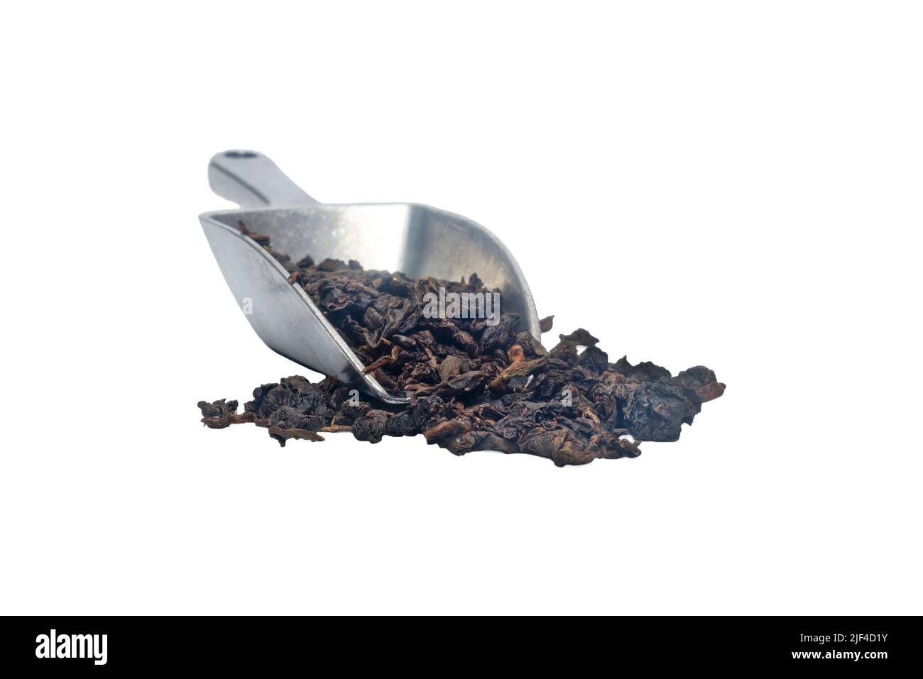 Dry chinese oolong tea leaves isolated on a white background Stock ...