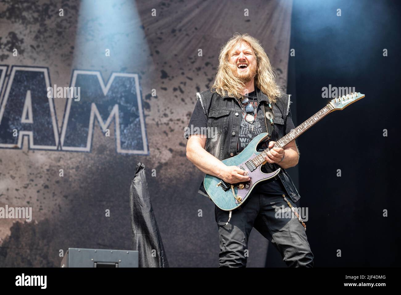 Oslo, Norway. 25th, June 2022. The Norwegian glam rock band Wig Wam ...