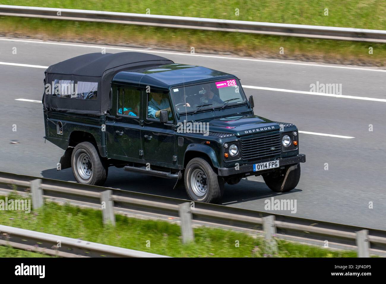 Land rover defender 130 hcpu hi-res stock photography and images - Alamy