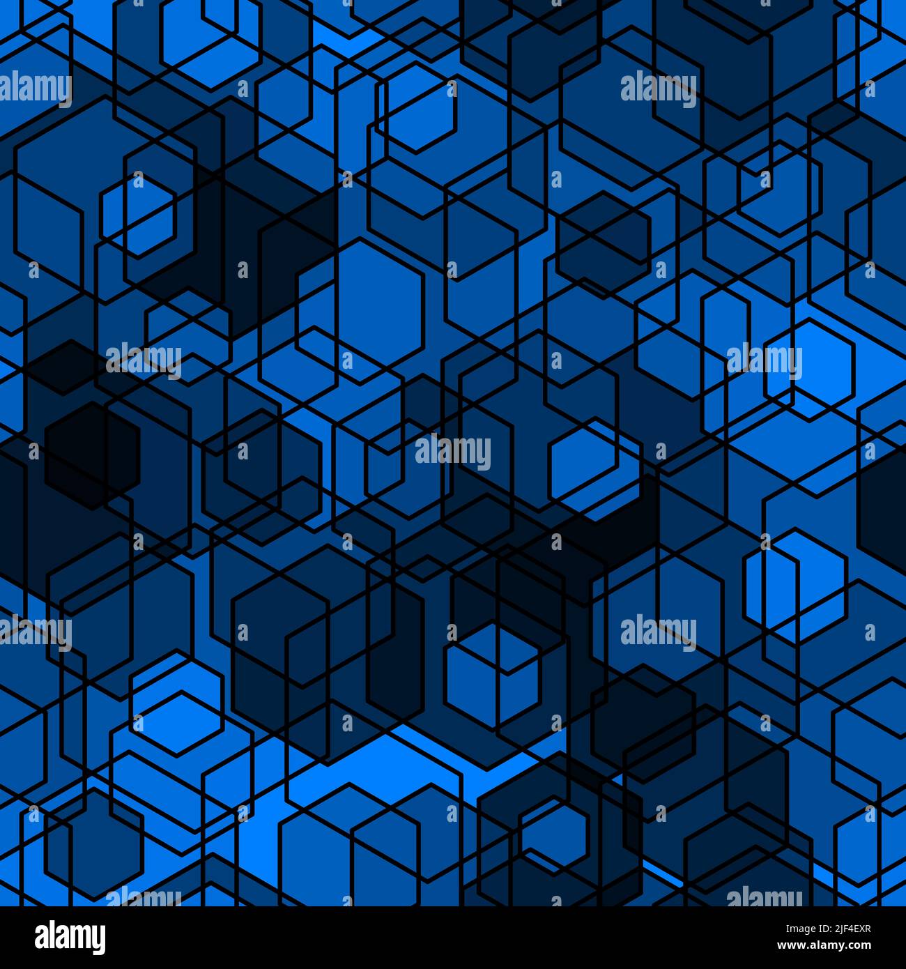 Honeycomb seamless pattern. Repeated overlap hexagon motif texture print Stock Vector Image ...