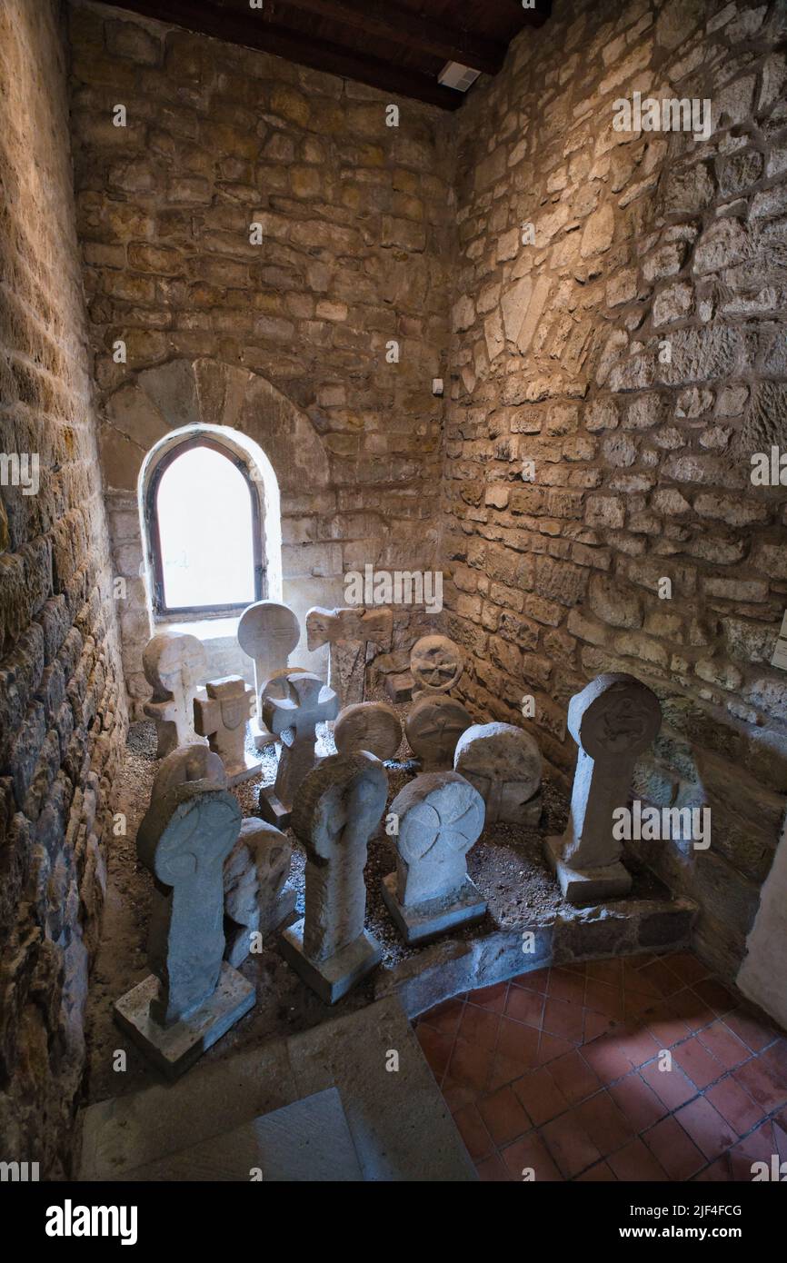 Detail of the interiors of the castle inside the fortress in ...