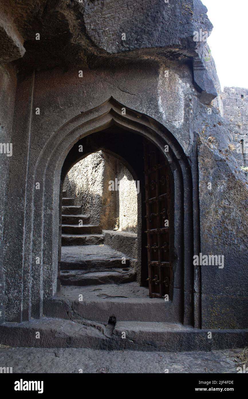 Maharashtra fort, fortress, hadsar fort Stock Photo - Alamy