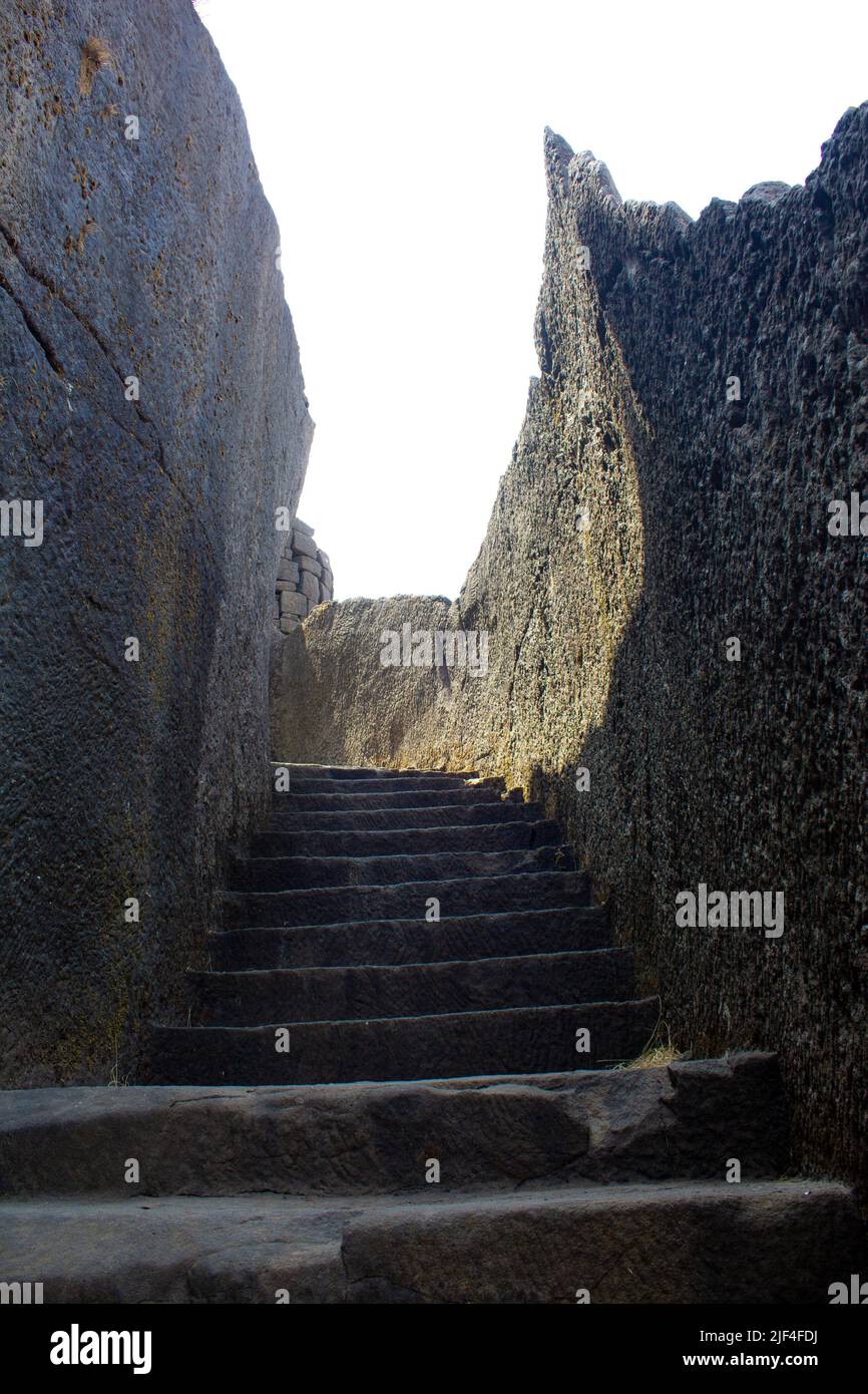 Maharashtra fort, fortress, hadsar fort Stock Photo - Alamy