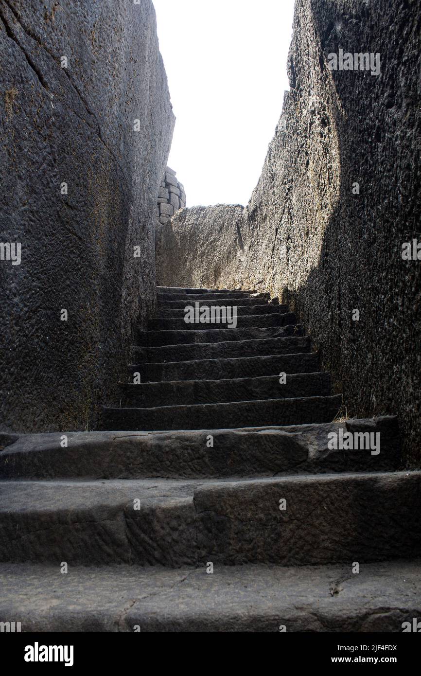 Maharashtra fort, fortress, hadsar fort Stock Photo - Alamy