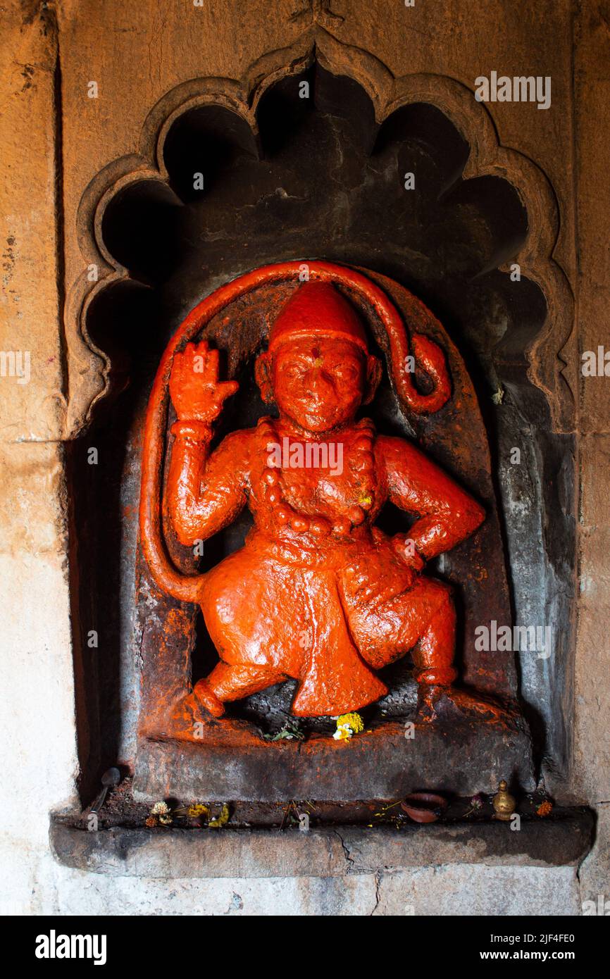 Hanuman the god of power Stock Photo - Alamy