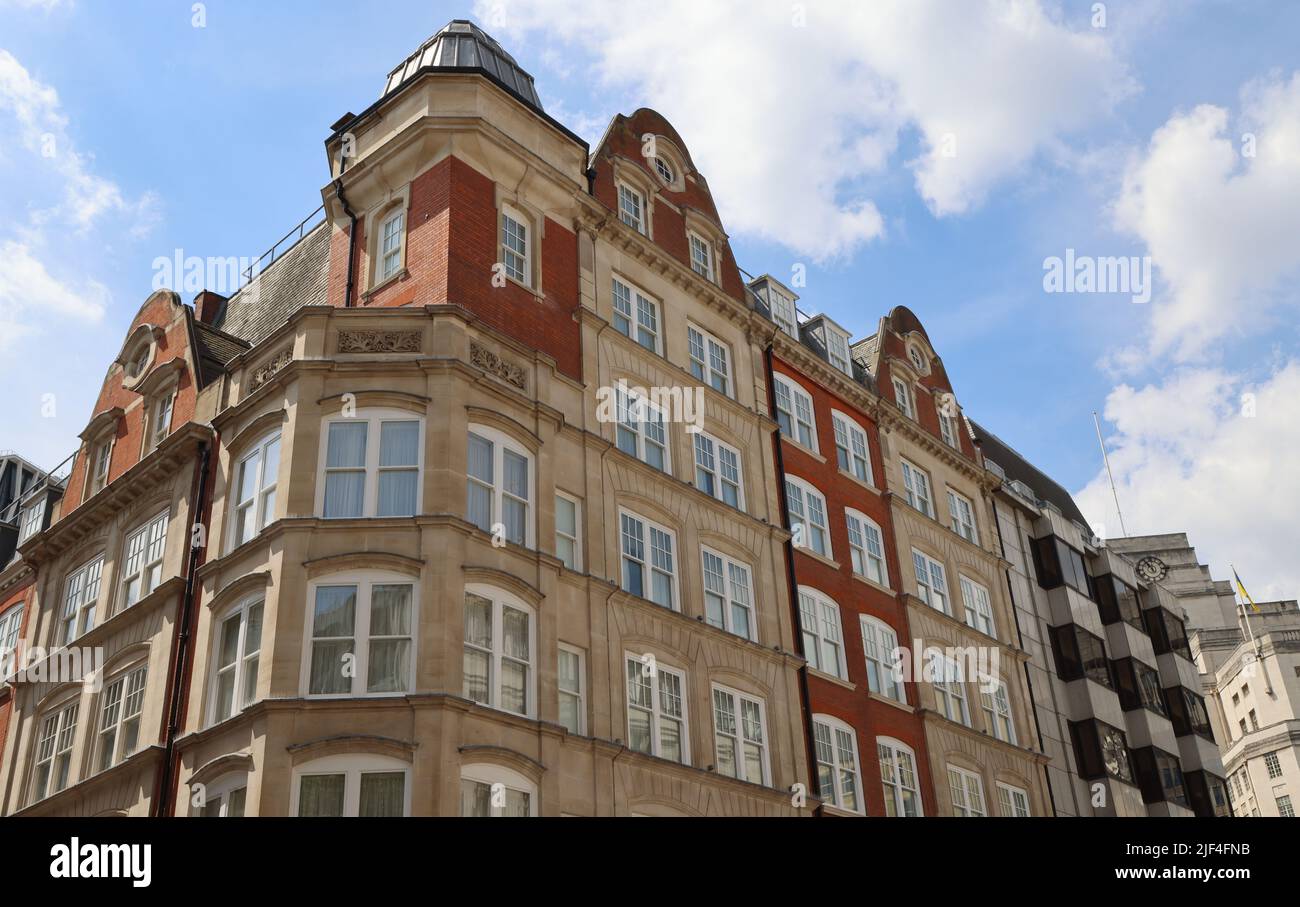 Ancient buildings in the city of London Stock Photo - Alamy