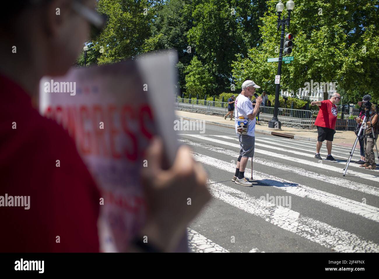 Washington, United States. 29th June, 2022. Chuck Culhane, whose life ...