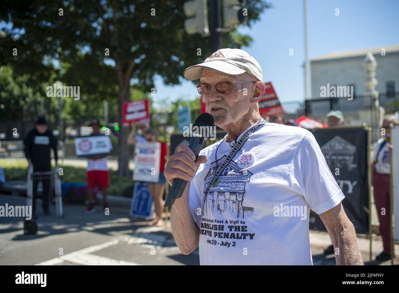 Washington, United States. 29th June, 2022. Chuck Culhane, whose life ...