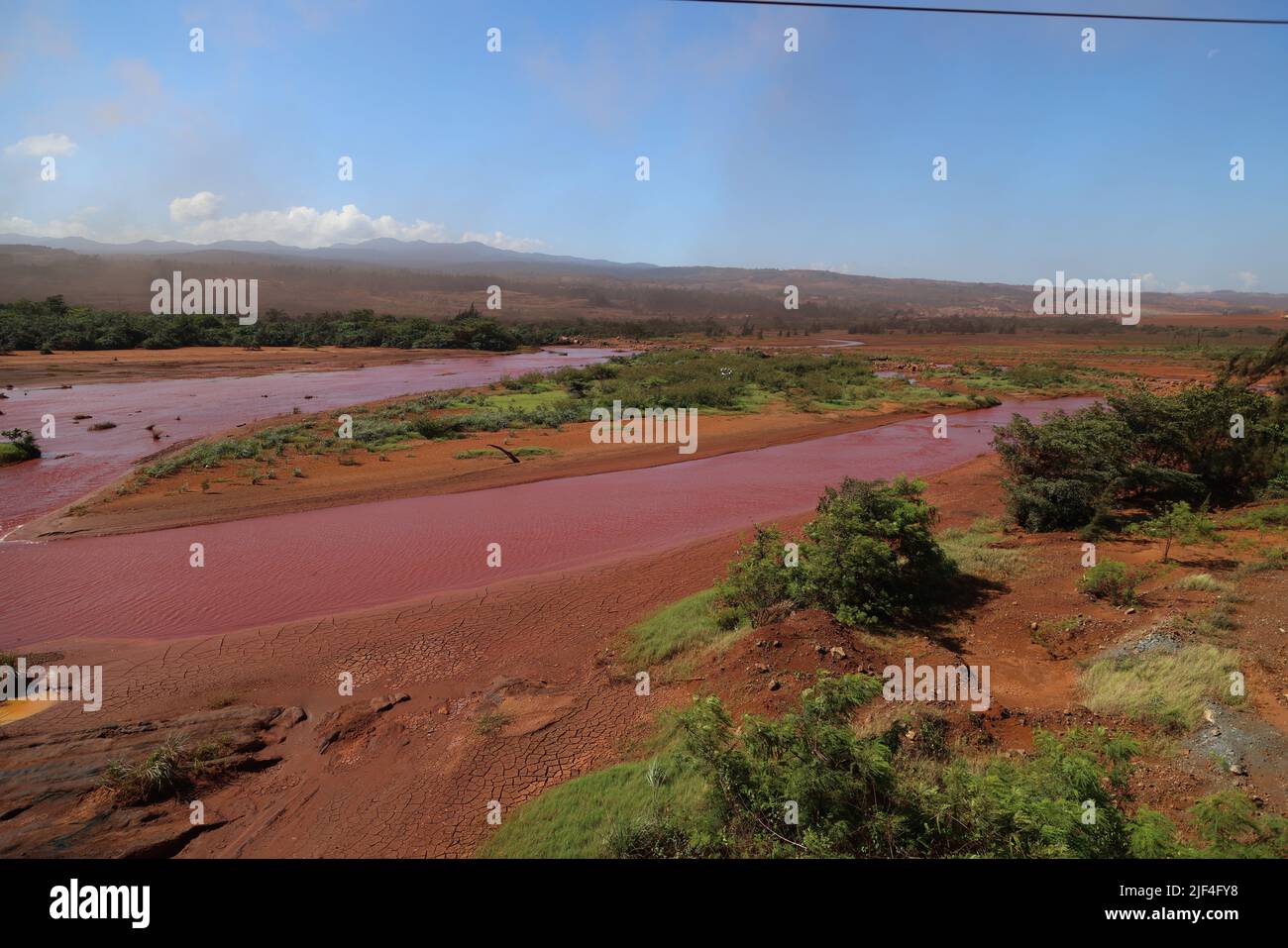 The Red River of Nickel Mines, Cuba Stock Photo - Alamy