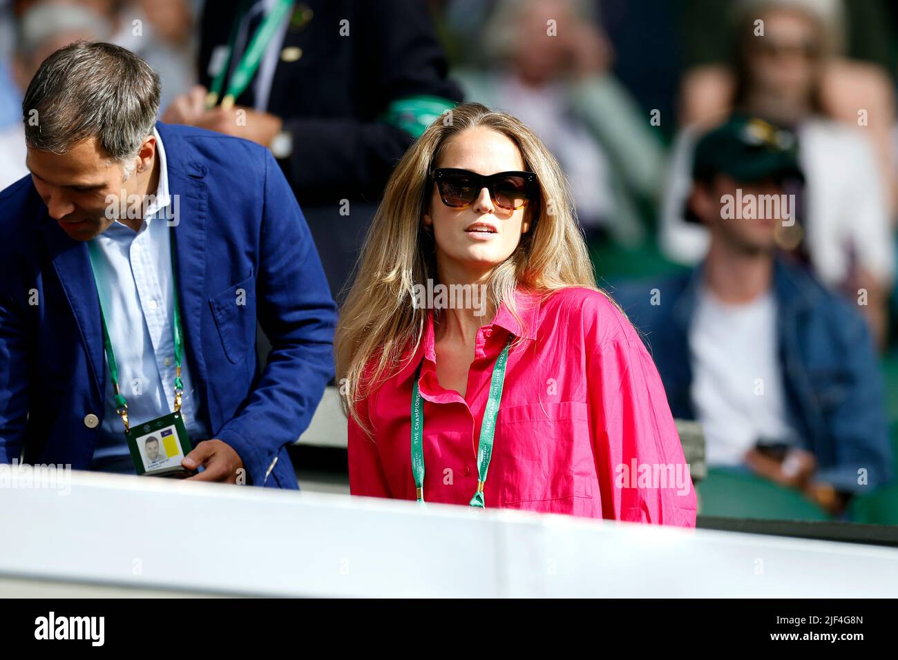 Kimberly Murray, wife of Great Britain's Andy Murray, during day three ...