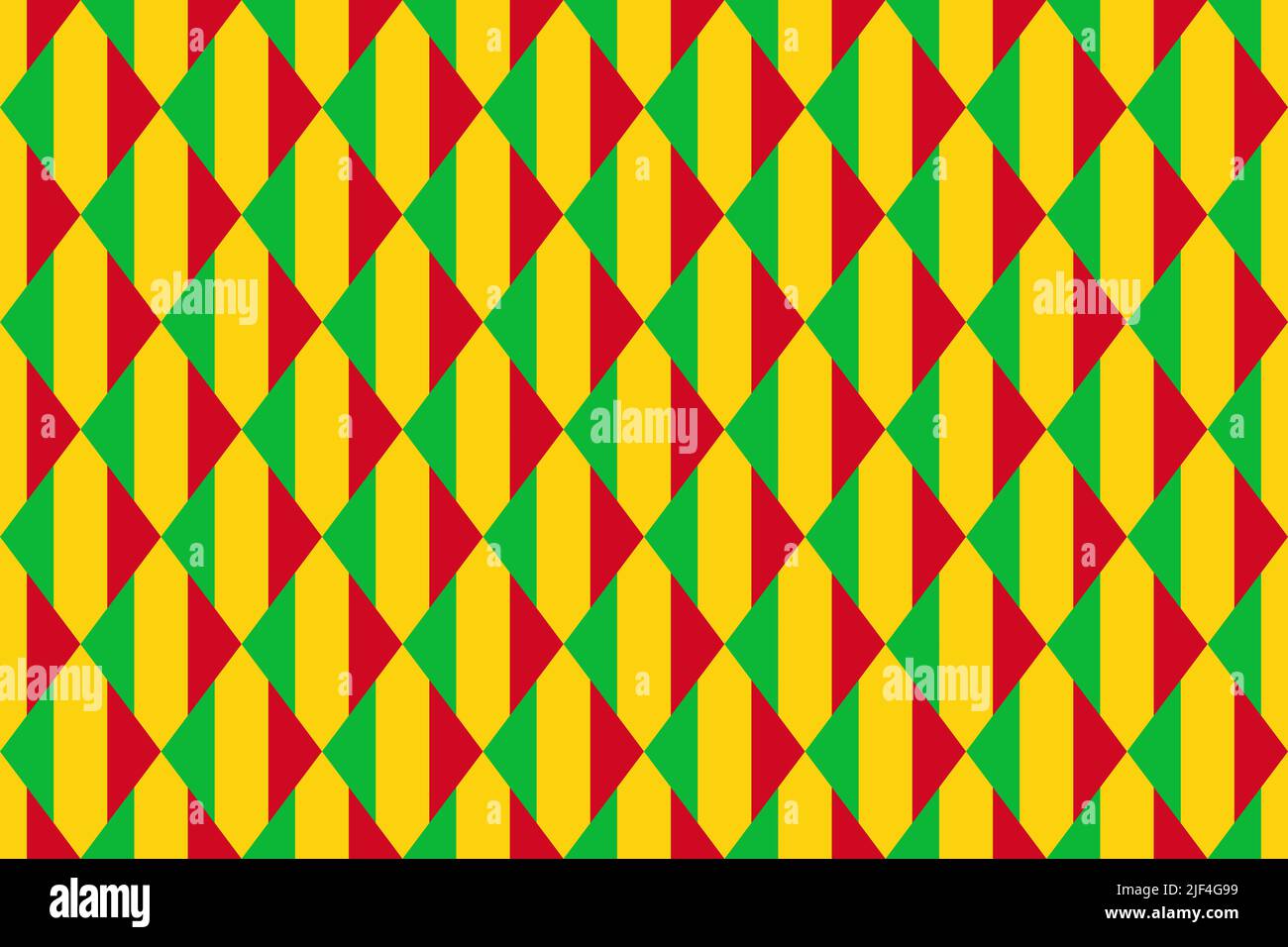 Geometric pattern in the colors of the national flag of Mali. The ...