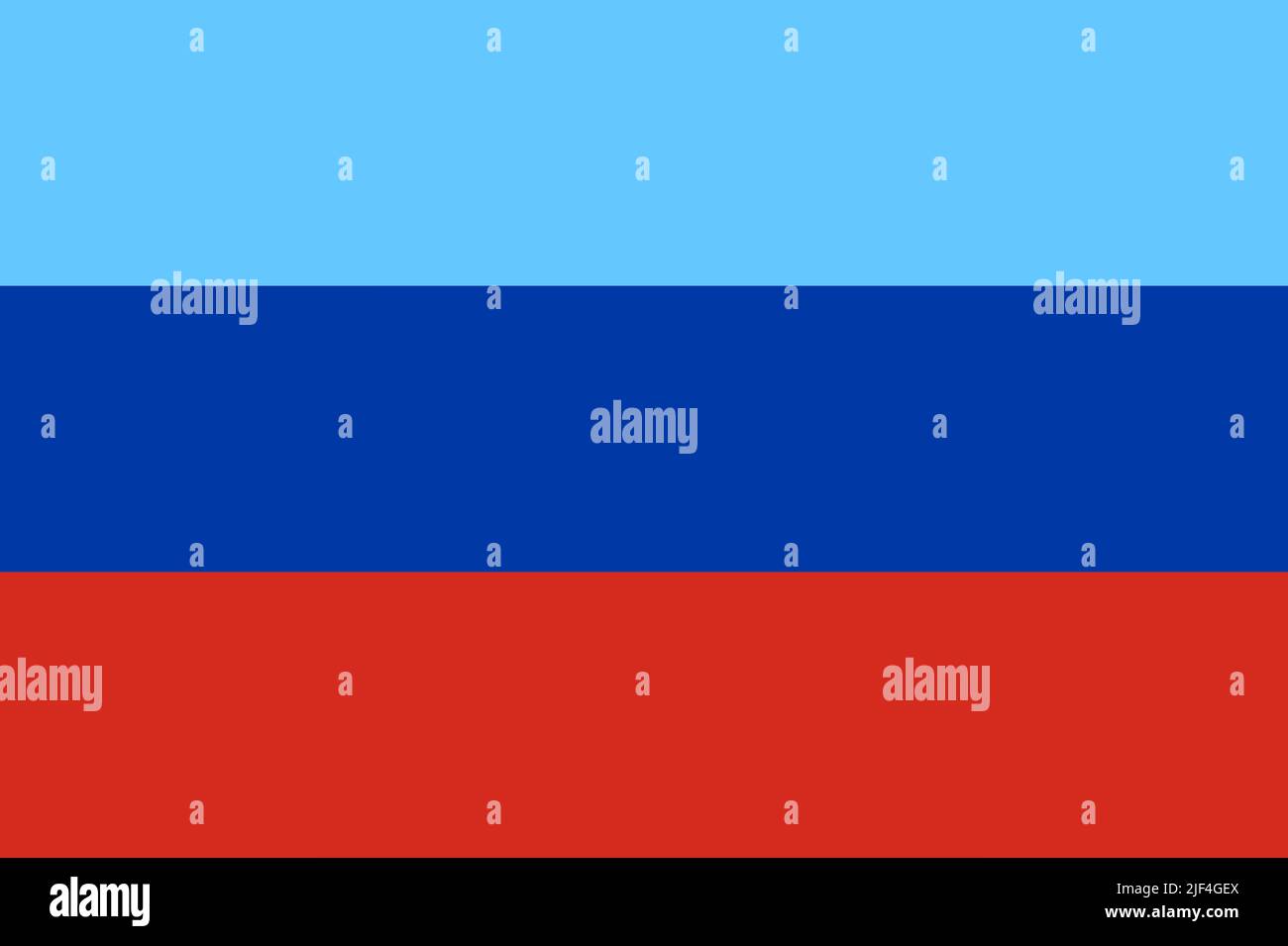 The Luhansk People's Republic flag in the national colours Stock Photo ...