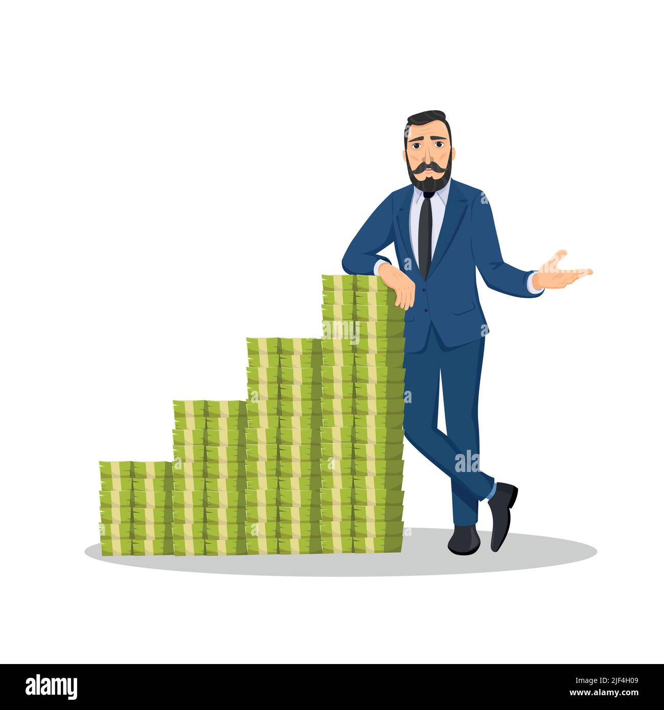 Billionaire businessman Stock Vector Images - Alamy