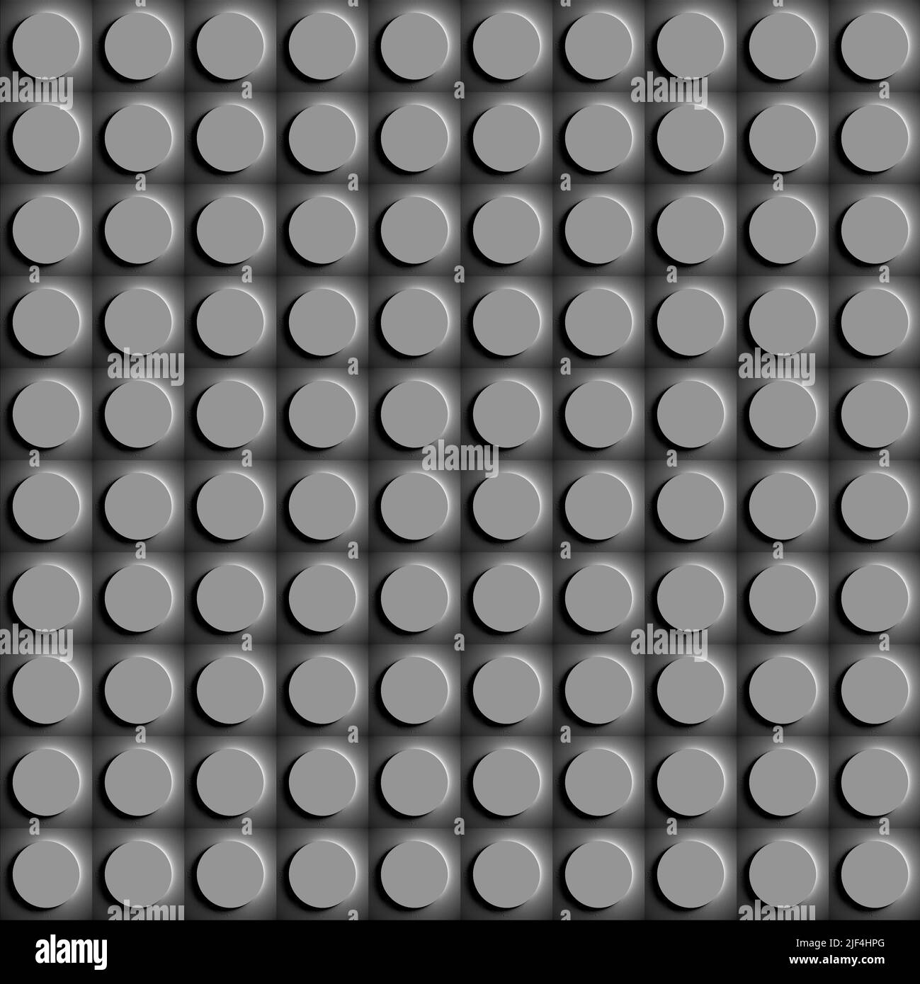 Emboss geometric wallpaper - in the shape of round buttons - grey ...