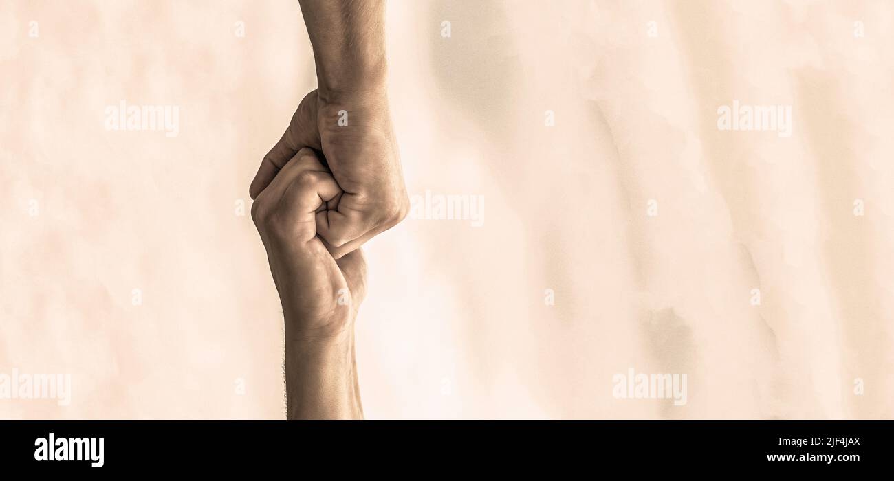 Rescue, helping gesture or hands. Two hands, helping arm of a friend ...