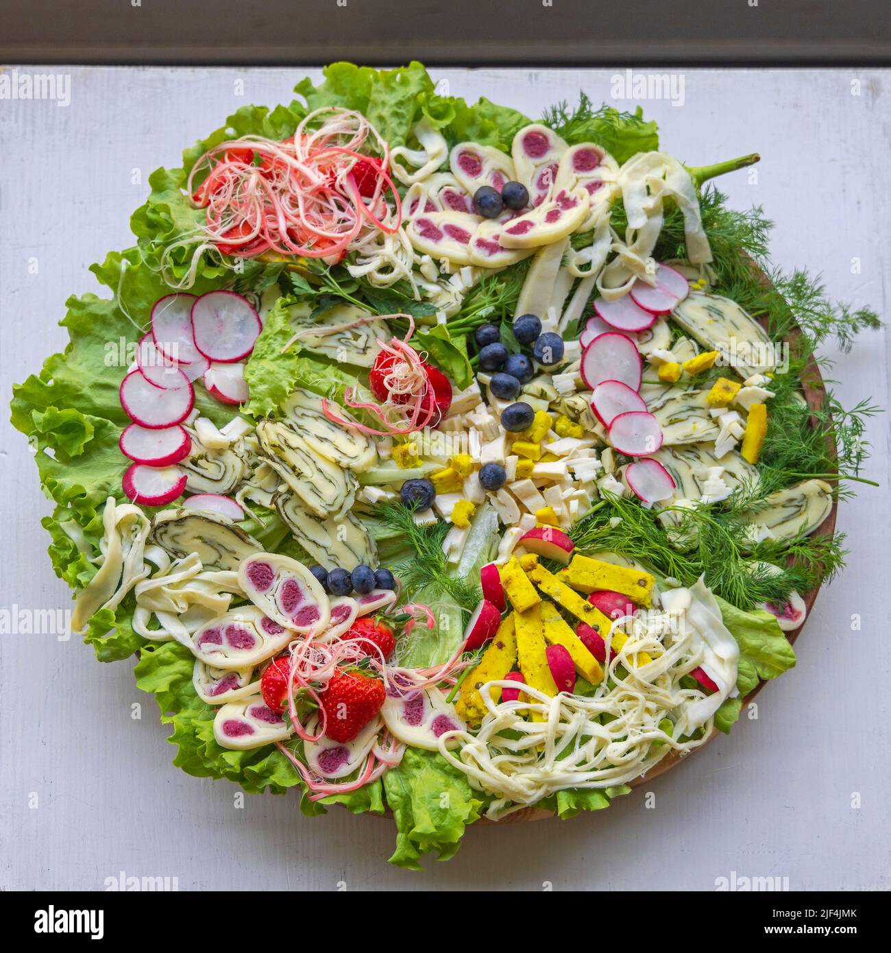 Mix Cheese Variety Fruits and Vegetables Selection Food Platter Buffet ...