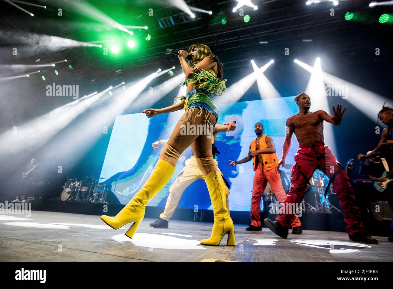 Roskilde, Denmark. 29th June, 2022. The Brazilian singer Anitta ...