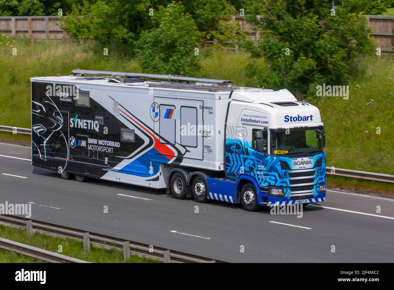 Smithy driving Scania R420 Eddie Stobart 1272cc Diesel Synetiq Lorry ...