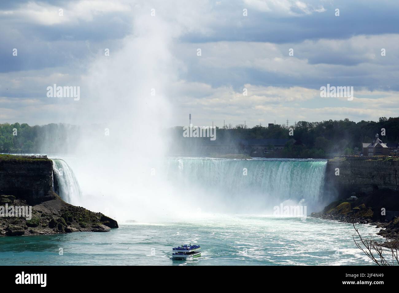 Horseshoe Falls, Chutes du Fer-à-Cheval, Niagara Falls, les Chutes du ...