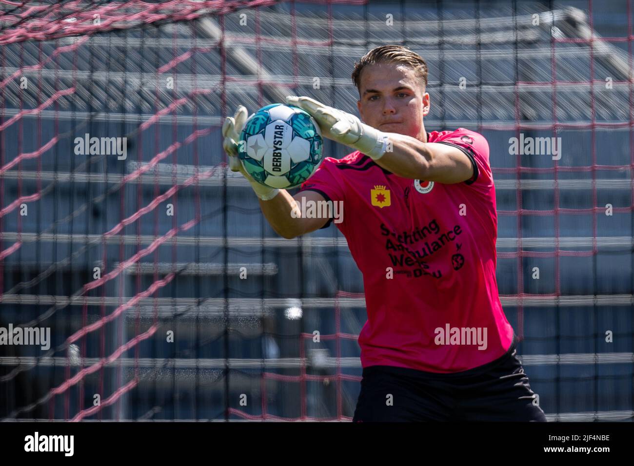 ROTTERDAM, NETHERLANDS - JUNE 29: Luca Plogmann of Excelsior during the ...