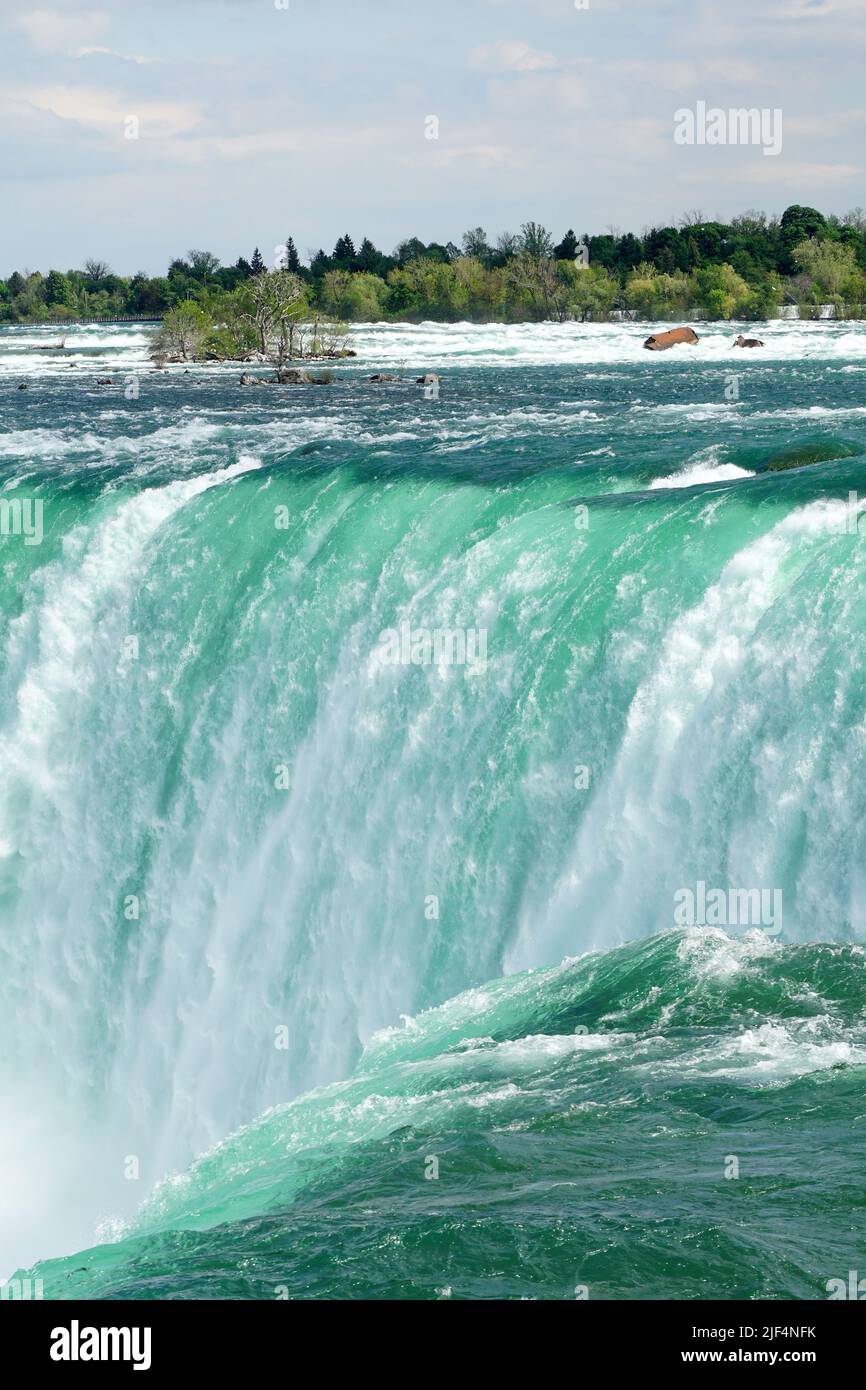 Horseshoe Falls, Chutes du Fer-à-Cheval, Niagara Falls, les Chutes du ...