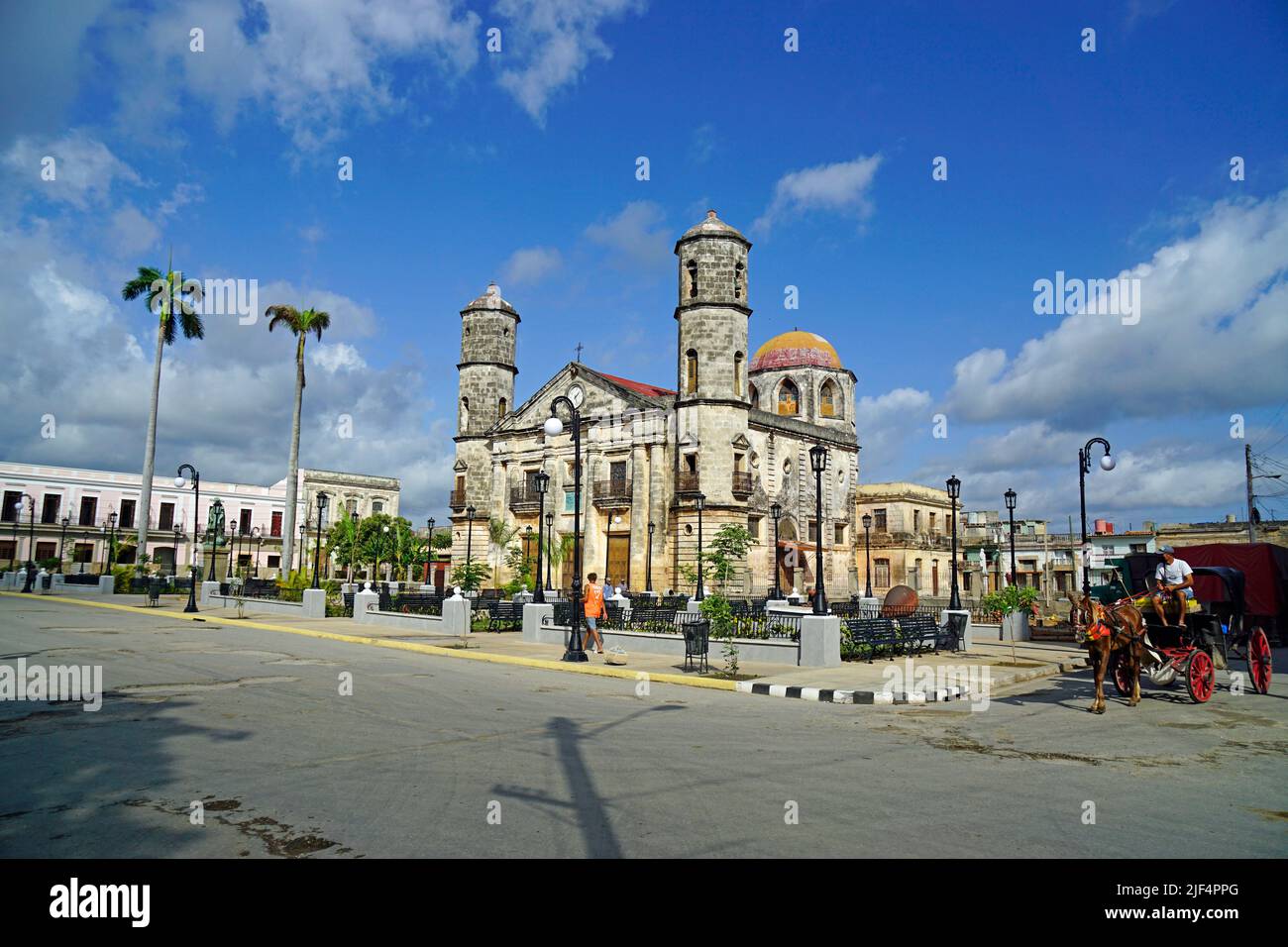 Cardenas, Cuba, circa May 2022: Street scenery with old houses Stock ...