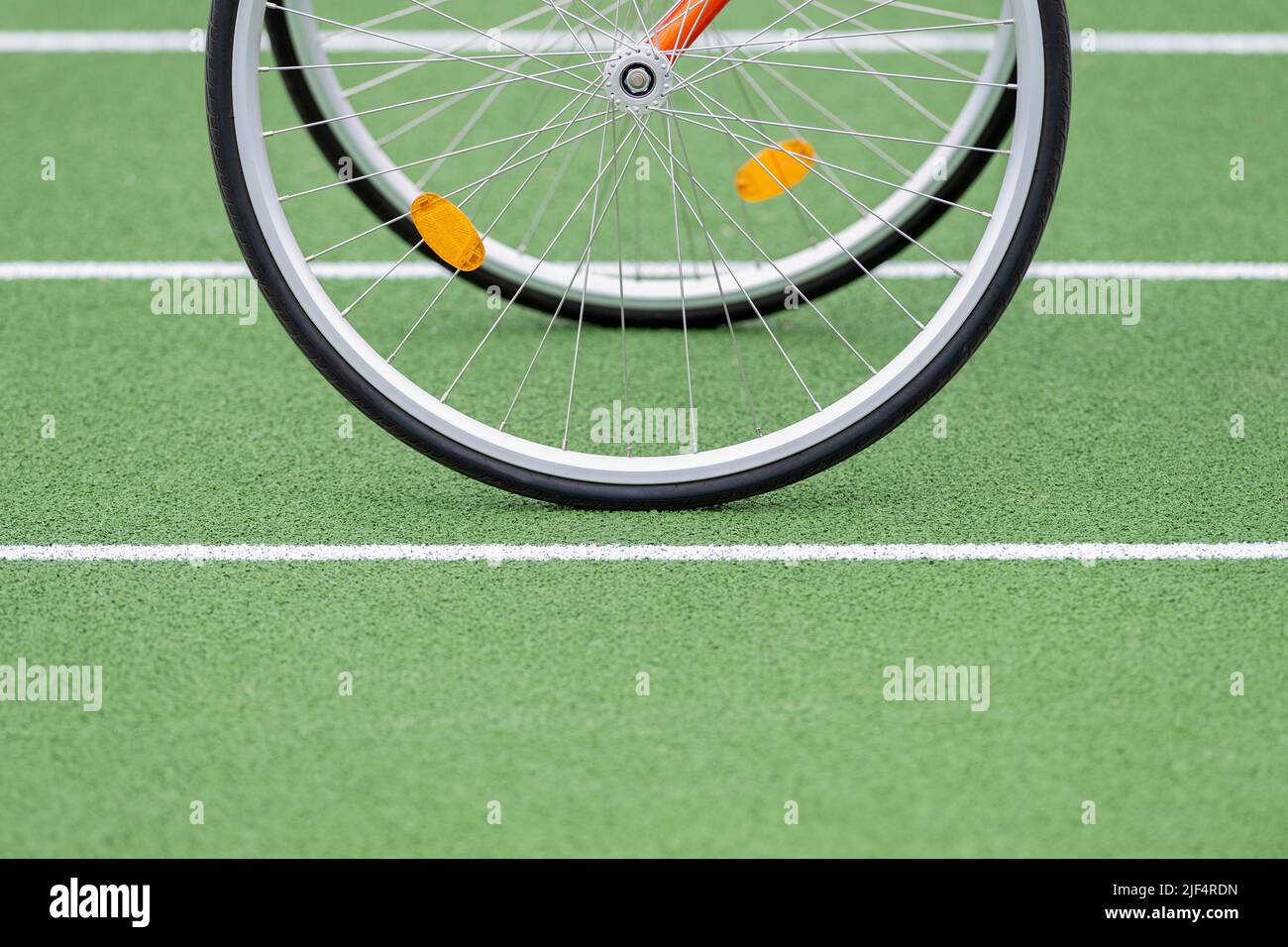 Racing in sport wheelchair. Horizontal cripple sport poster, greeting ...