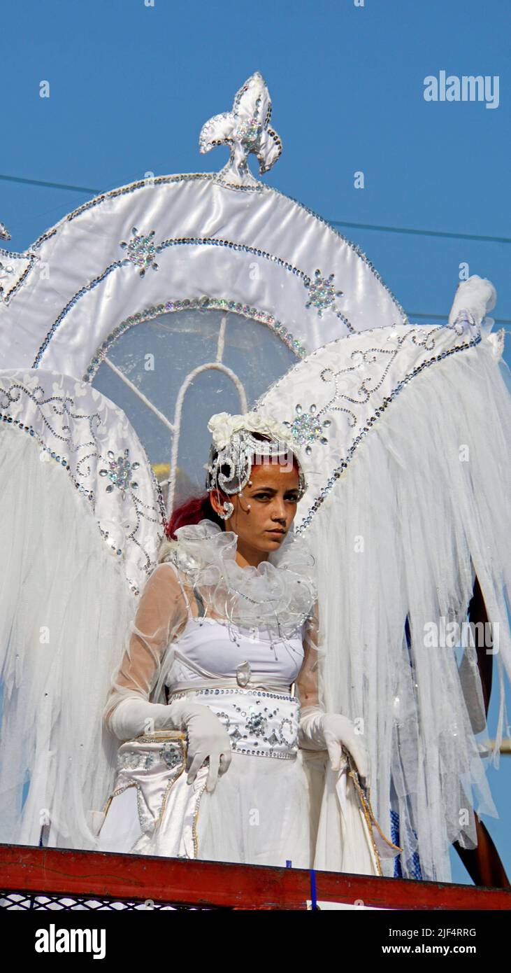 Varadero, Cuba, May 1st 2022: colorful carnival parade on labor day in ...