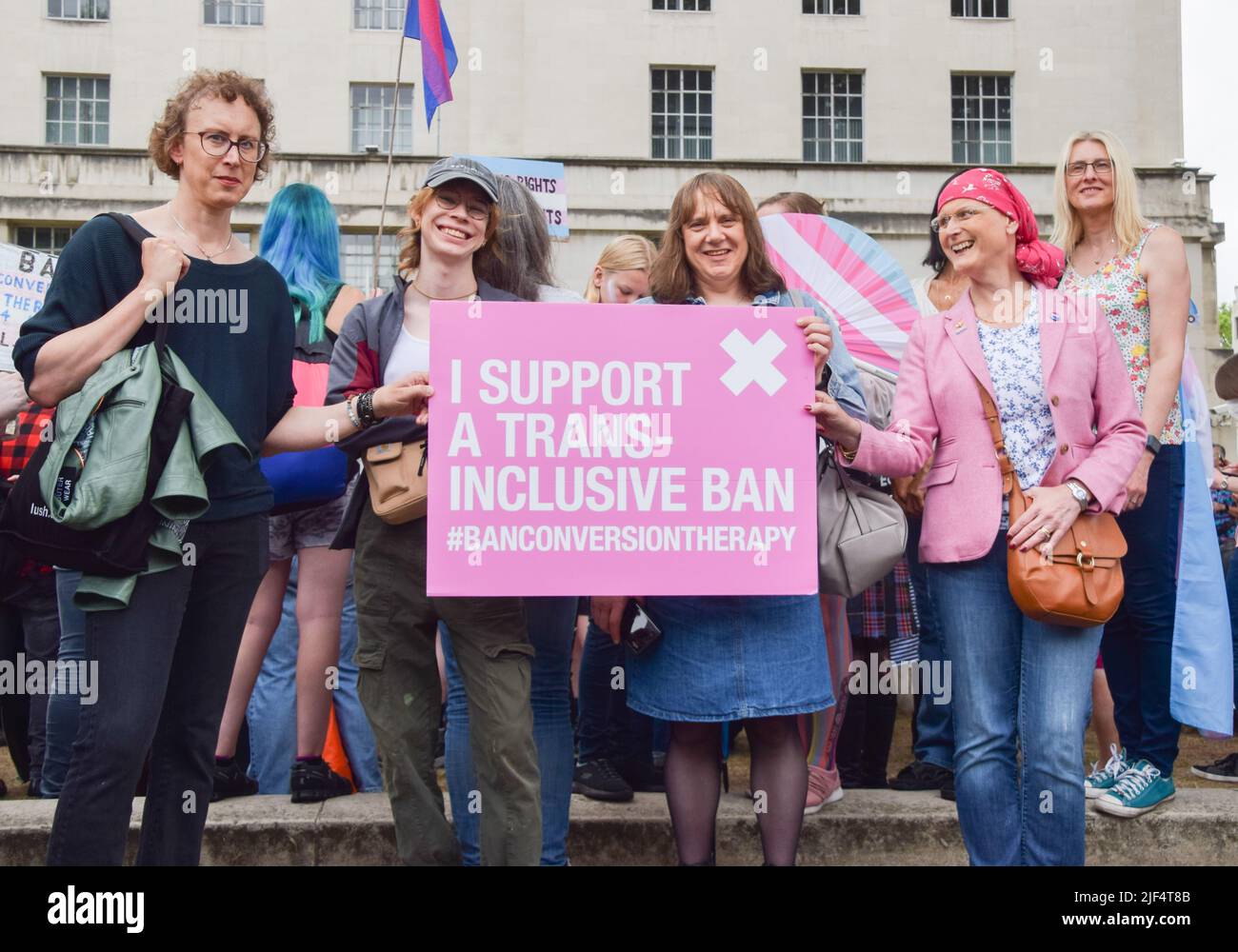 London, England, UK. 29th June, 2022. Demonstrators gathered outside ...