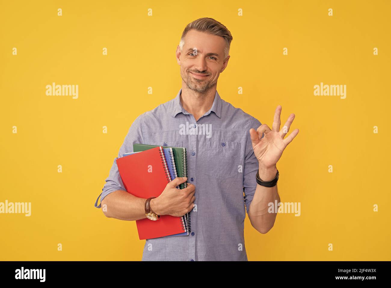 Man teacher gesture hi-res stock photography and images - Alamy