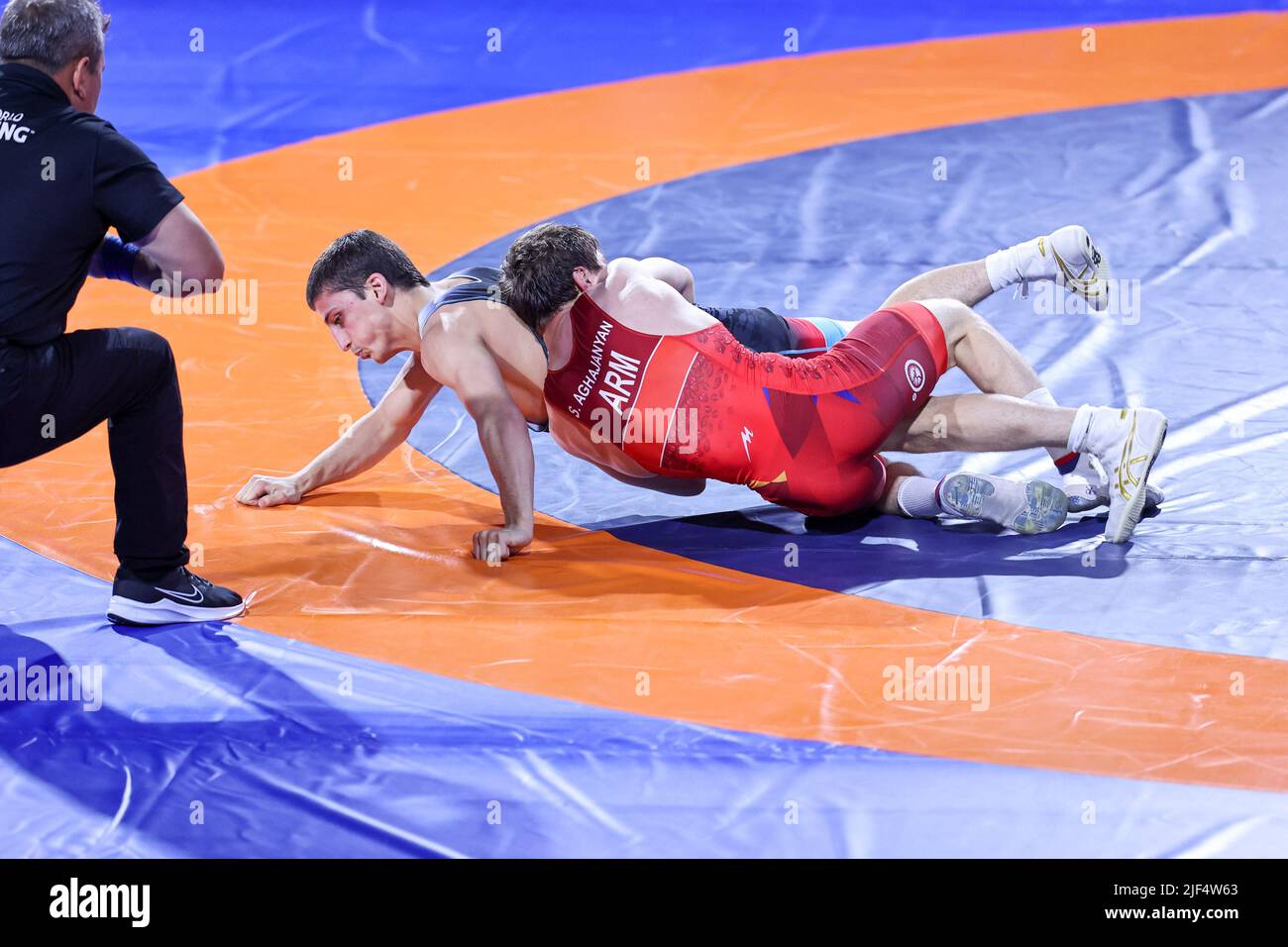 Rome, Italy. 29th June, 2022. Suren Aghajanyan (ARM) vs Dimitri ...