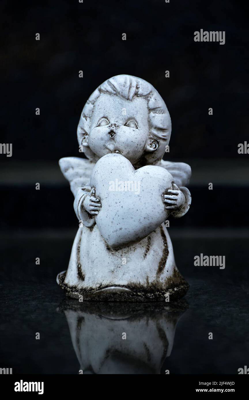 Heart angel wings hi-res stock photography and images - Alamy