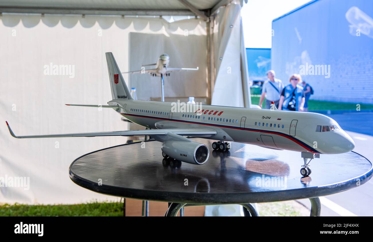 August 30, 2019, Moscow region, Russia. A mock-up of the Russian medium ...