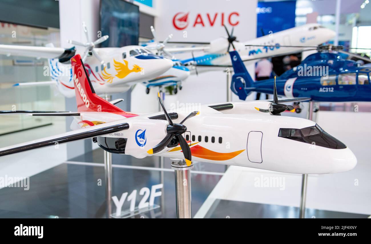 August 30, 2019, Moscow region, Russia. The layout of the Chinese twin ...