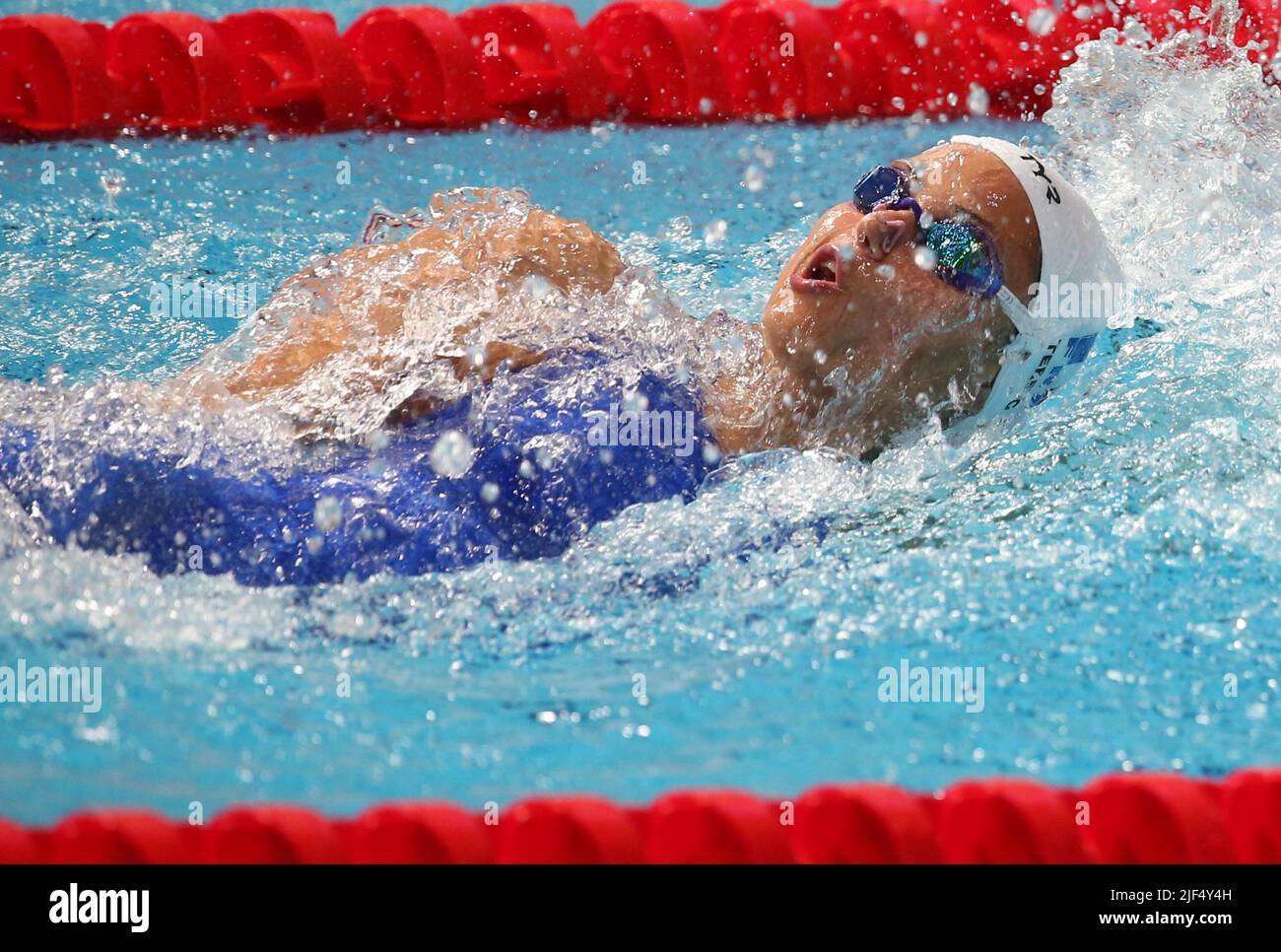 Emma Terebo of France Finale 100 M Backstroke Women during the 19th ...