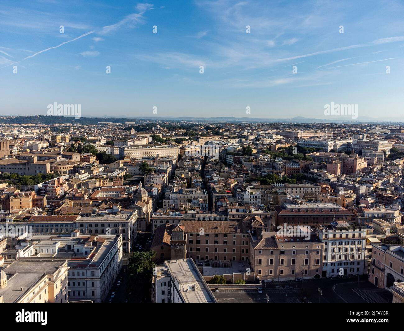 Rome from drone hi-res stock photography and images - Alamy