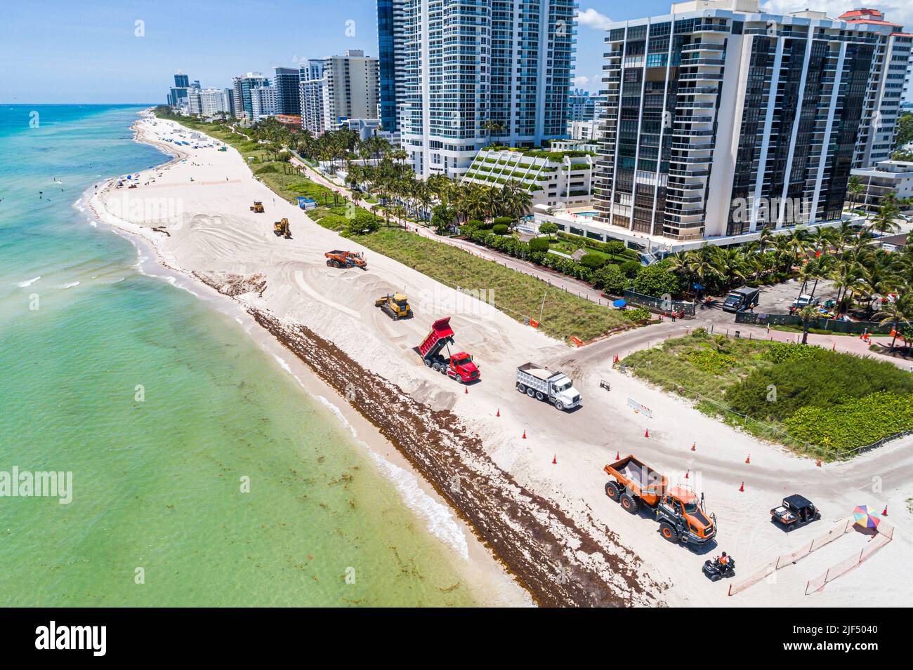 Aerial florida beach erosion hi-res stock photography and images - Alamy