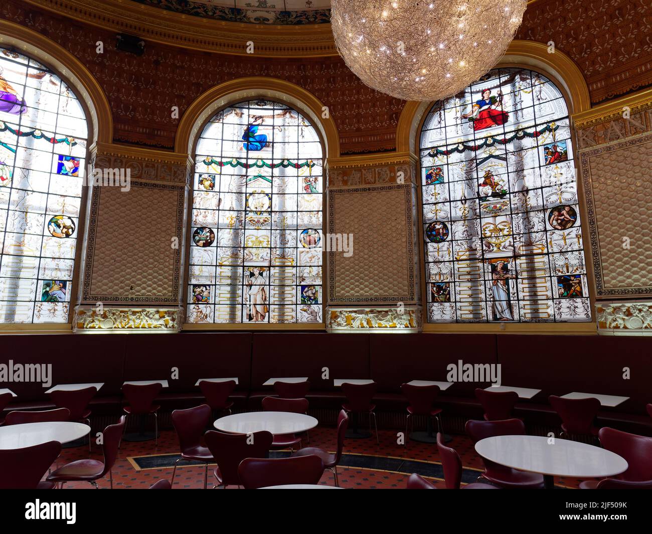 Victoria albert cafe interior london hi-res stock photography and ...
