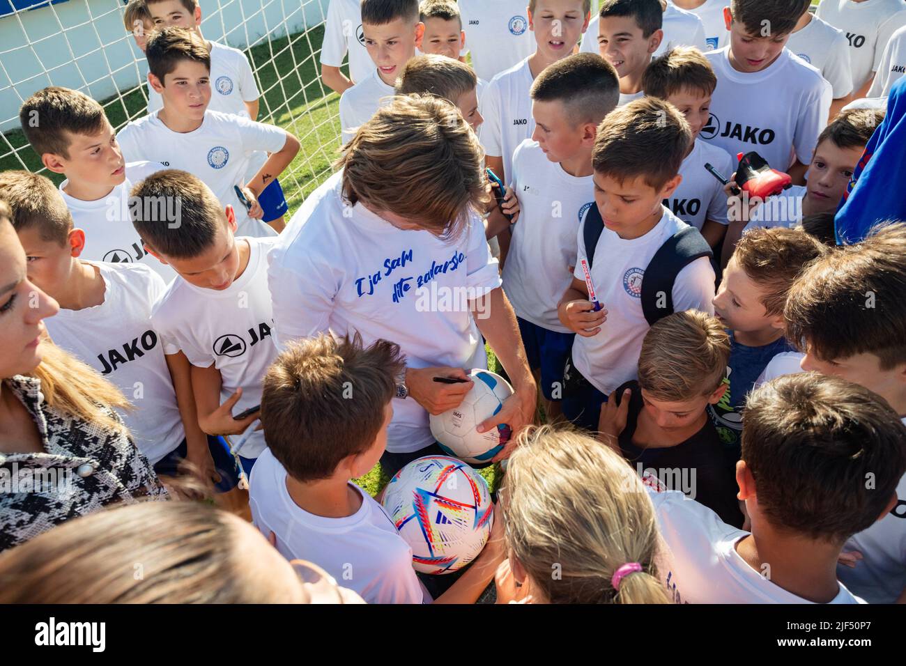 Real madrid stadium kids hi-res stock photography and images - Alamy