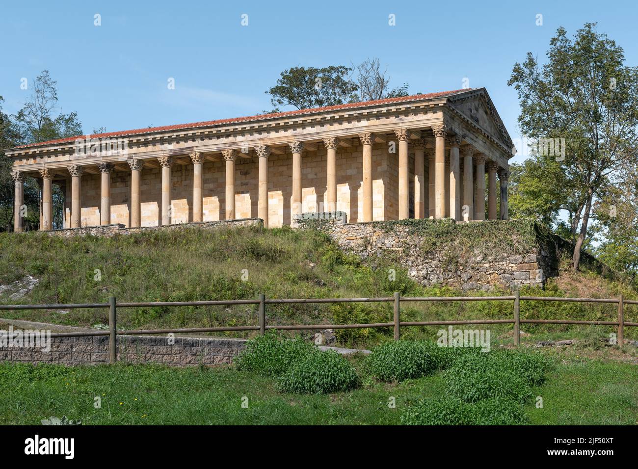 Saint George church, Las Fraguas in Cantabria, Spain Stock Photo - Alamy