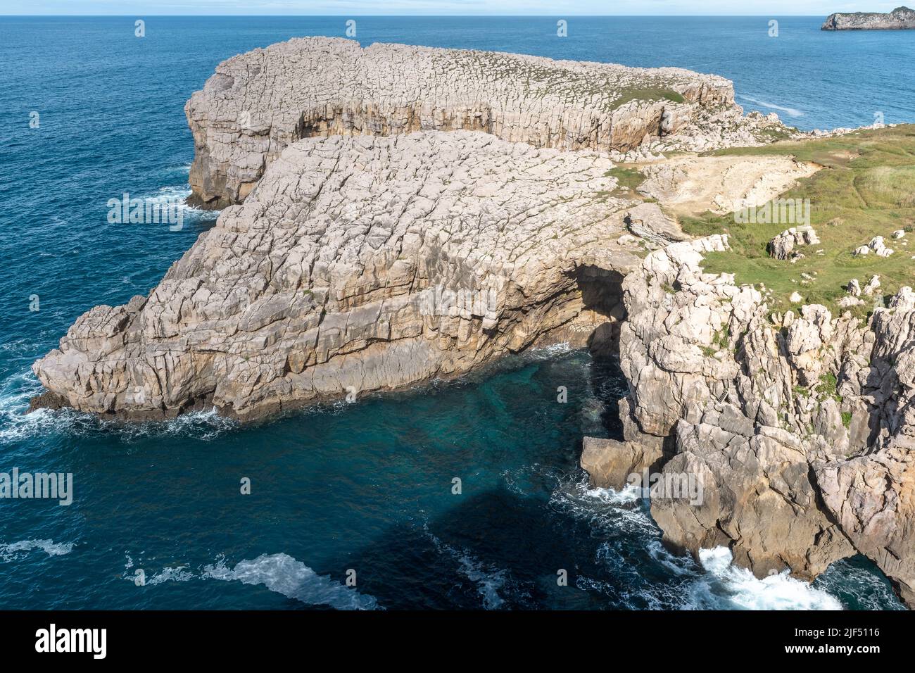 White Rock in Suances, Cantabria, Spain Stock Photo - Alamy