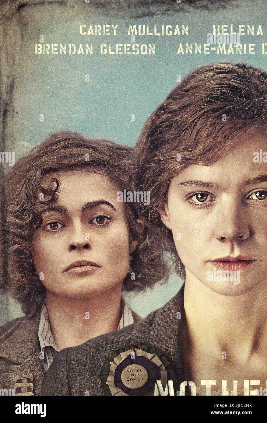 CARTER,MULLIGAN,POSTER, SUFFRAGETTE, 2015 Stock Photo - Alamy