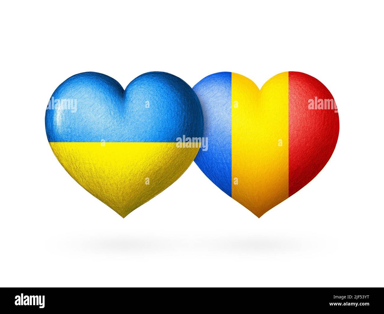 Love romania symbol heart flag hi-res stock photography and images - Alamy