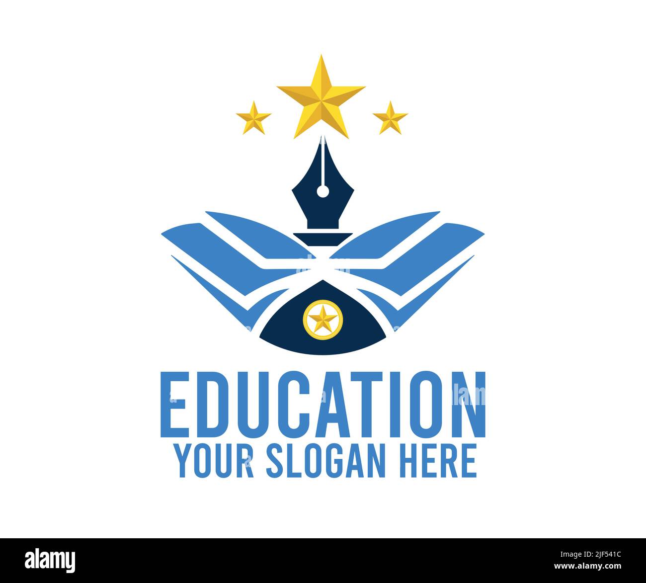 University college school logo template design Stock Vector Image & Art ...