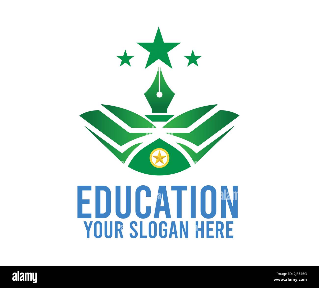 University college school logo template design Stock Vector Image & Art ...